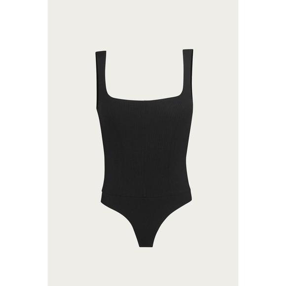 AFRM | Tops | New Afrm Gisela Bodysuit In Noir | Poshmark